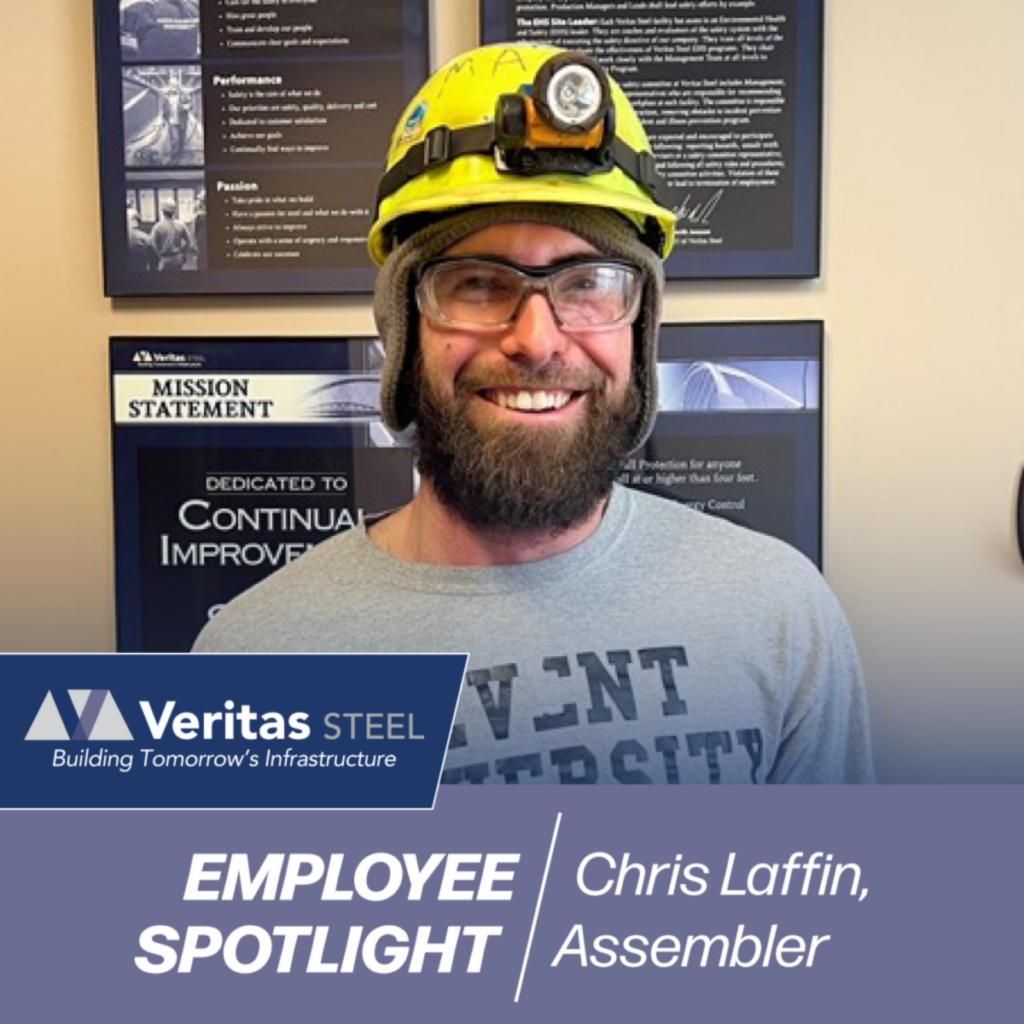 Meet Veritas Steel Assembler Chris Laffin! - Veritas Steel