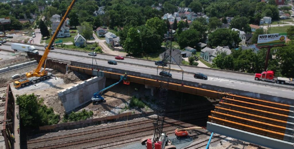 I-75 Northbound over Norfolk Southern Railway Bridge - Veritas Steel